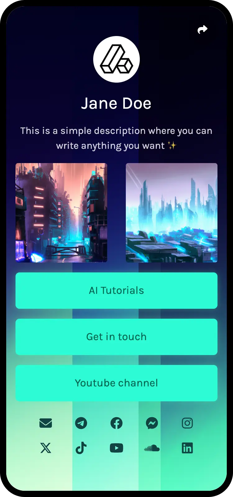 Your all-in-one social tool - Your title